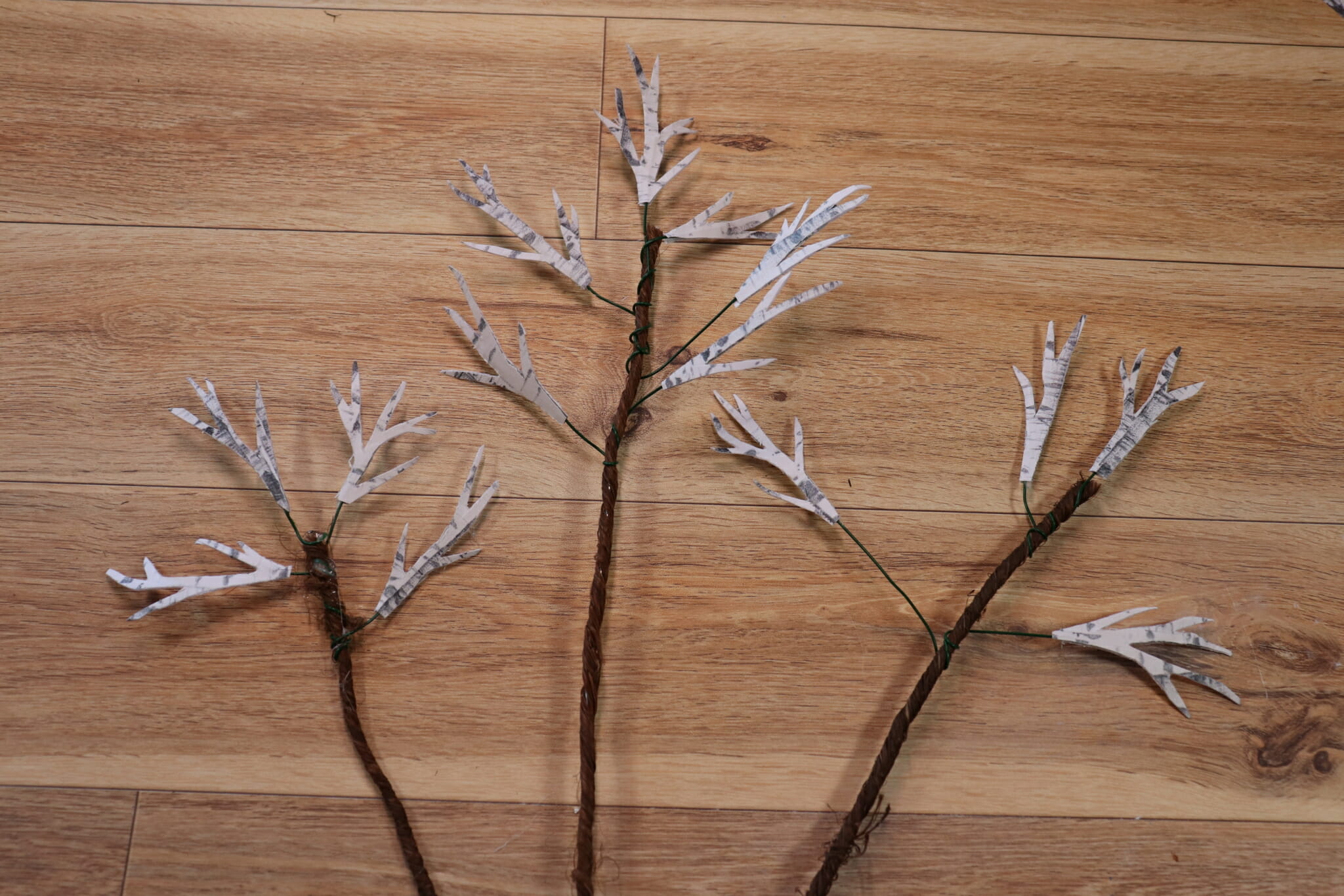 DIY Decorative Birch Trees - The Daydreamers Journal